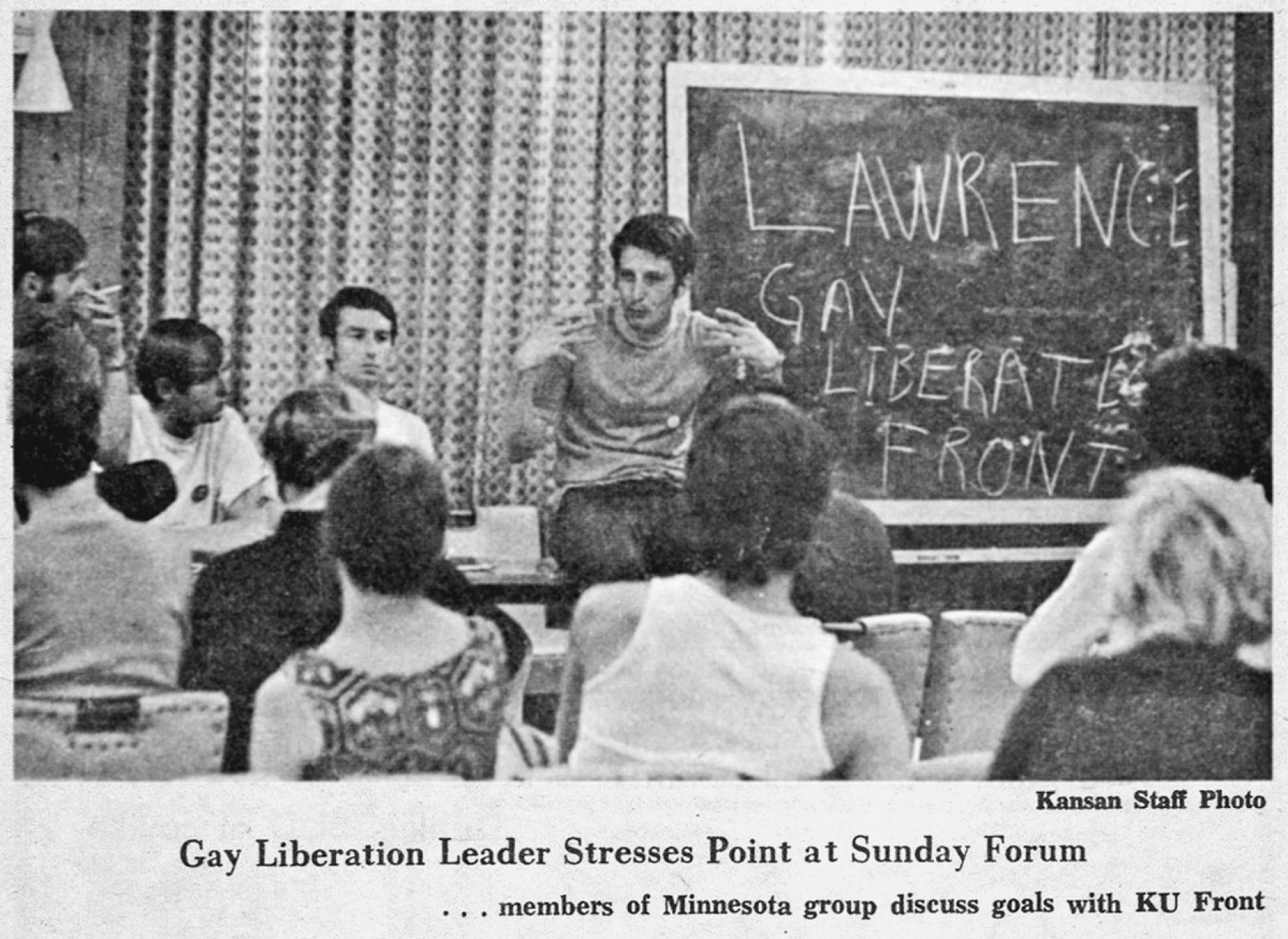 More than 50 years after gay rights activism began at KU, a book explores student stories | News ...